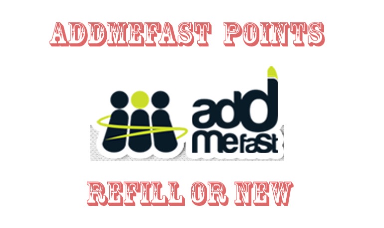 Give you new or refill AddMeFast account with 5.000 Points - Digesale