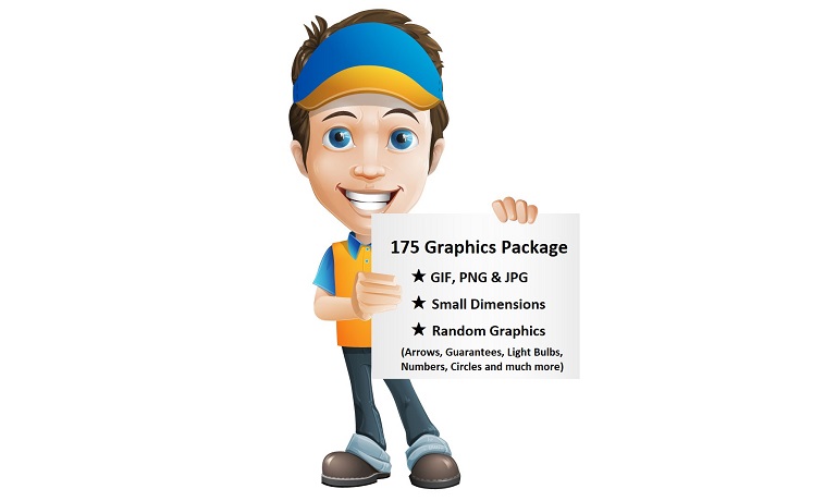 Get 175 Mixed Graphics Package with Master Resale Rights - Digesale